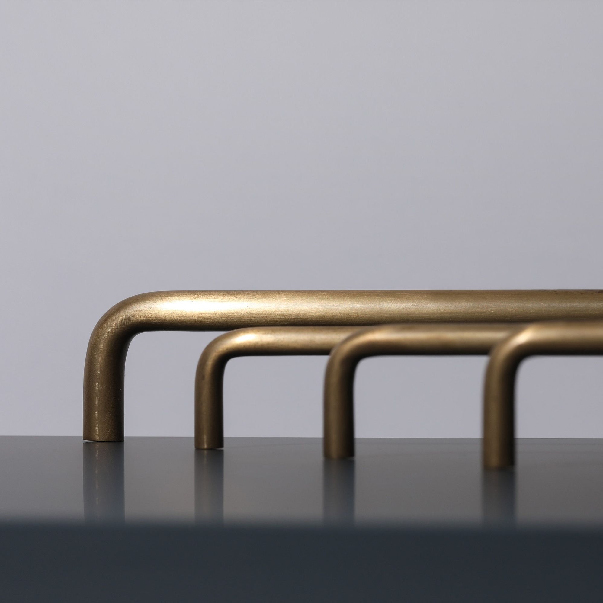 Ren Appliance Pull - Acid Washed Brass – Hepburn Hardware