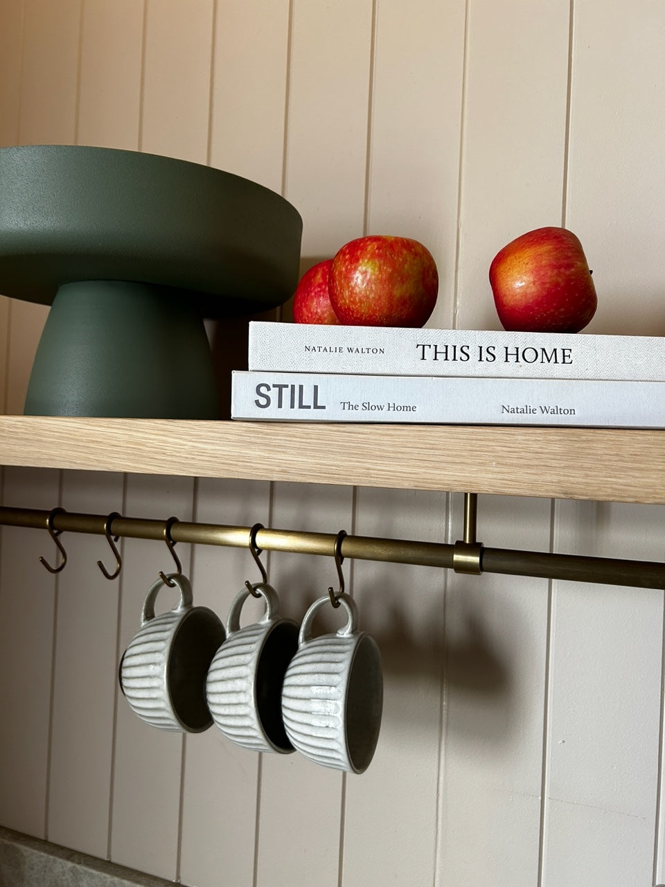 Hanging Rail Extension Pack - 900mm Acid Washed Brass – Hepburn Hardware