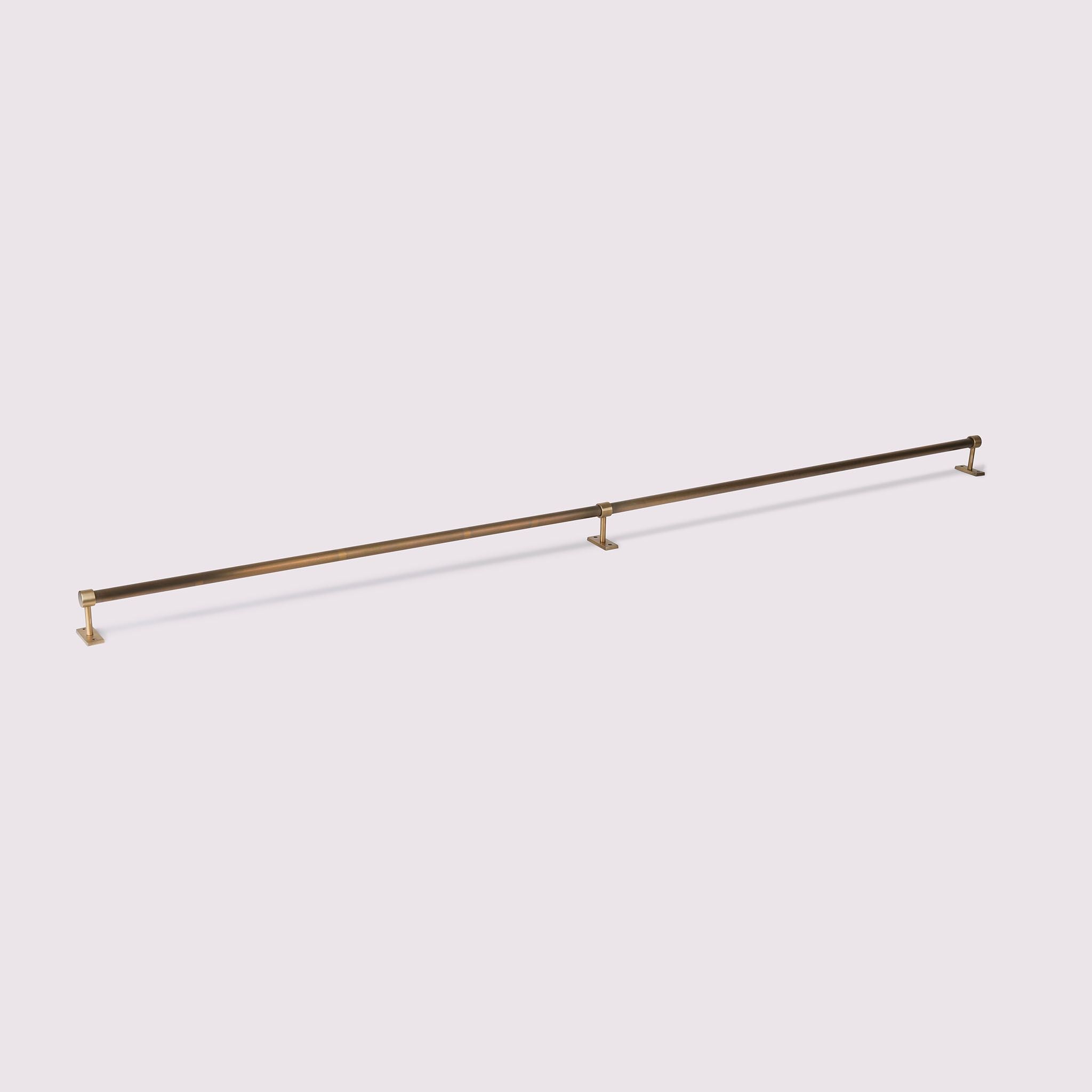 Hanging Rail Extension Pack - 900mm Acid Washed Brass – Hepburn Hardware