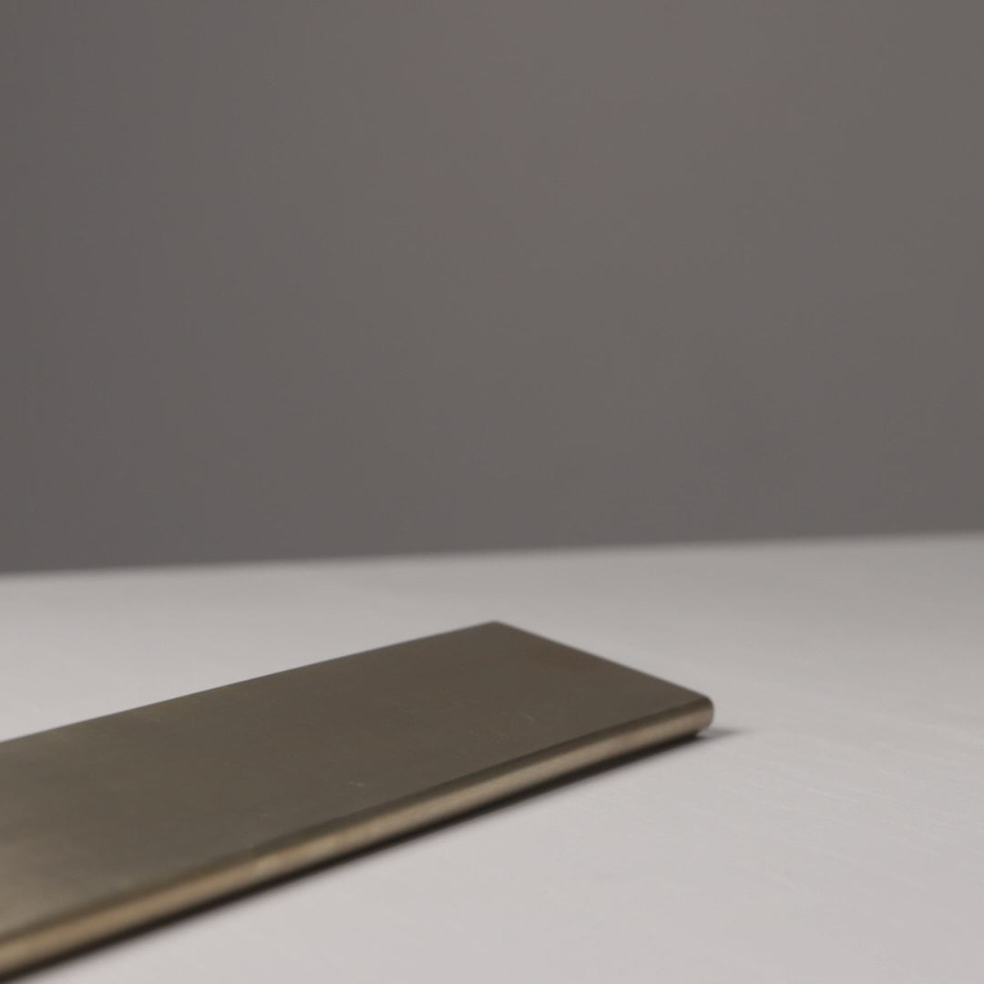 Ren Lip Pull - Acid Washed Brass– Hepburn Hardware