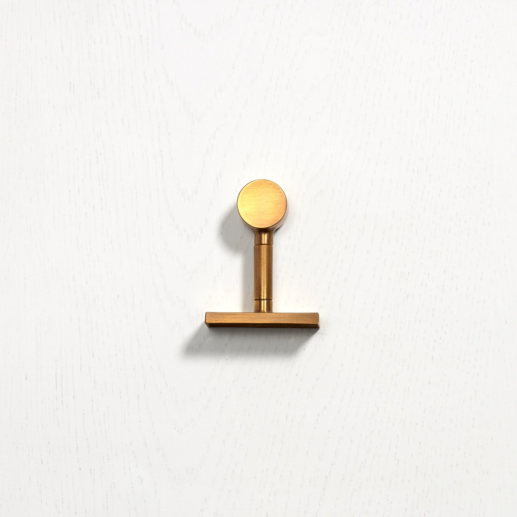 Hanging Rail End Brackets Acid Washed Brass – Hepburn Hardware