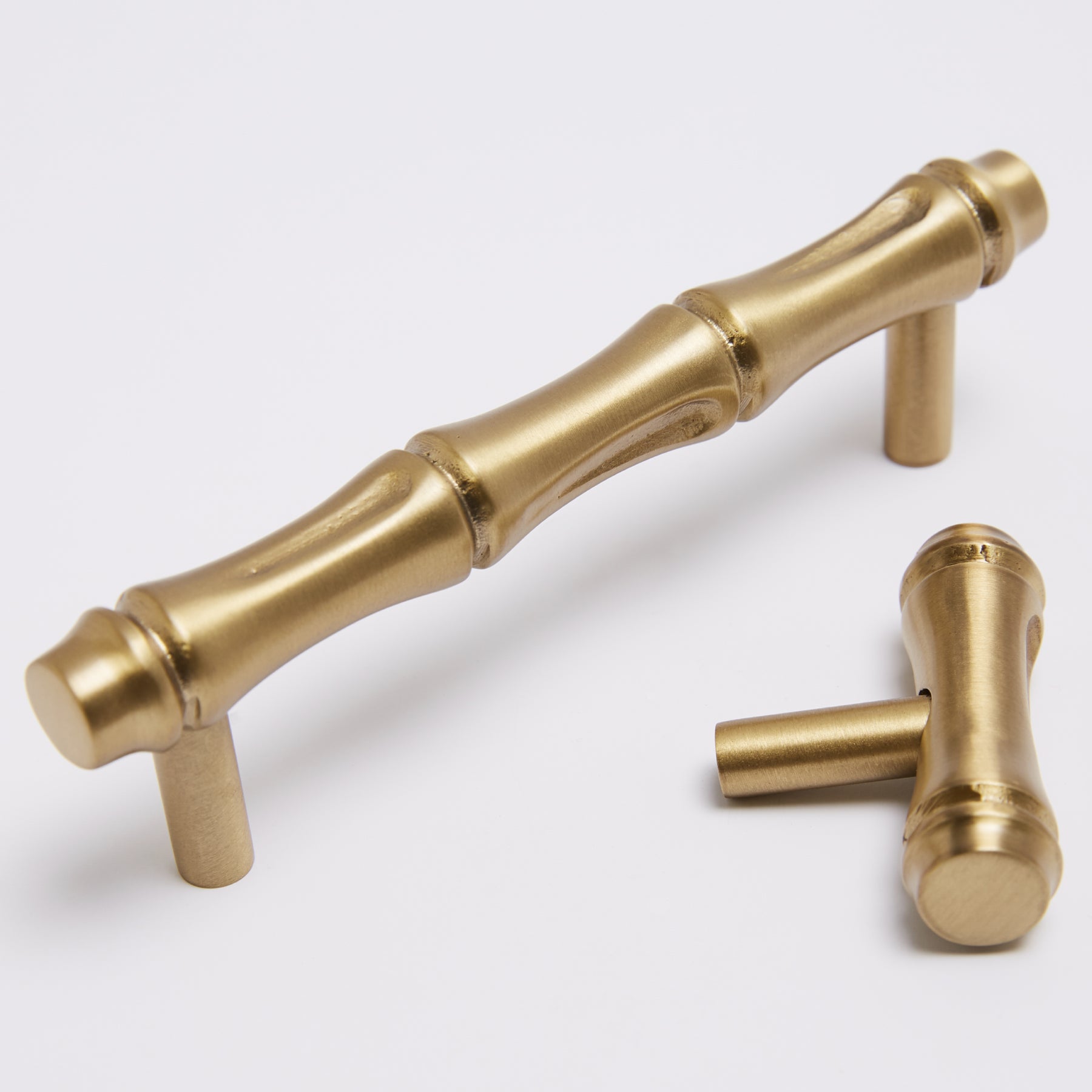 Bamboo Handle & T-Bar | Textured Pulls | Hepburn Hardware