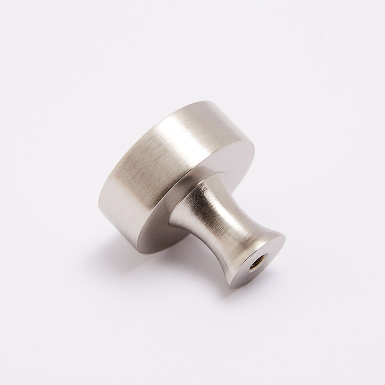 Satin Nickel Atticus Knob | Hepburn Hardware